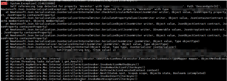 Newtonsoft.Json序列化对象时循环引用异常处理 – 清风亦平凡