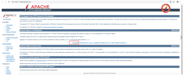 Windows 10 安装Apache – 清风亦平凡